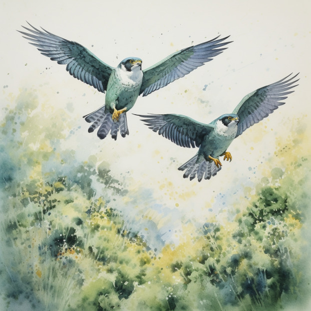 Peregrine Falcon Populations Restored throughout the Midwest - Human ...