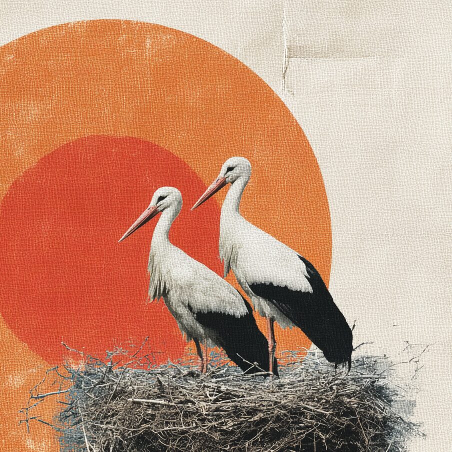Denmark Records Highest Number of White Stork Nestlings in Decades ...